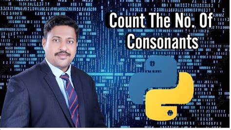 Python Program To Count The Consonants In A Given Word Youtube