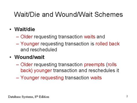 10 4 Concurrency Control With Time Stamping Methods