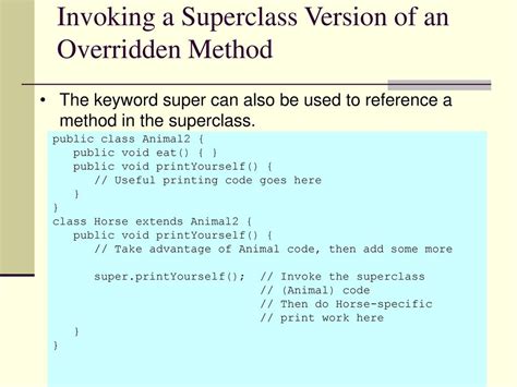 Overriding Method Ppt Download
