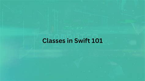 Classes In Swift 101 Heres What You Need To Know By Ijeoma Nelson