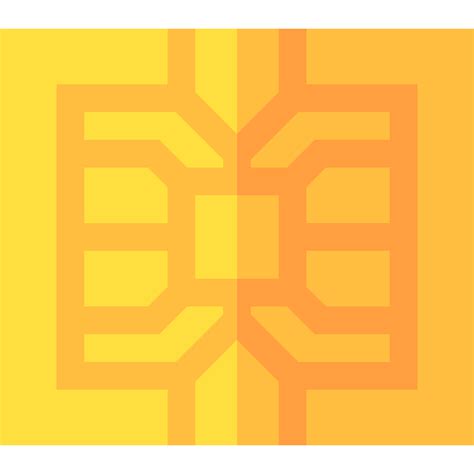 Chip Basic Straight Flat Icon