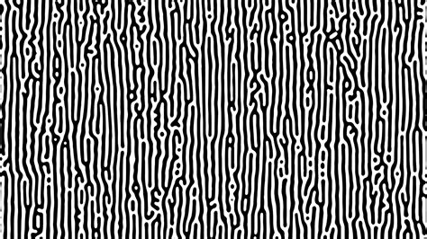 Monochrome Turing Reaction Background Abstract Diffusion Pattern With