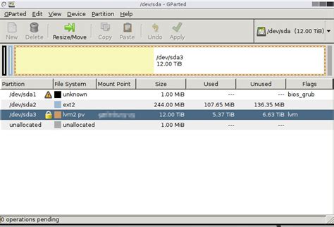 Partitioning Ubuntu Disk Space Increase In An Lvm Group Is Not Being