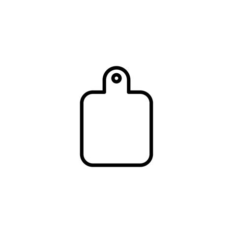 Cutting Board Outline Vector Art Icons And Graphics For Free Download