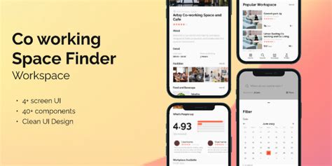 Workspace Mobile App UI Kit Figma