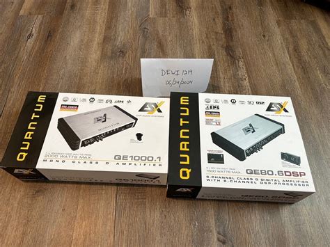 Channels Of Brand New DSP Amplification W Optical Input ESX QE