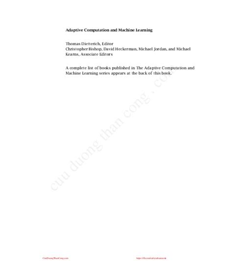 Pdf Máy Học Và Mạng Neural Đh Công Nghệ Thông Tin Pgsts Vũ Đức Lung Introduction To