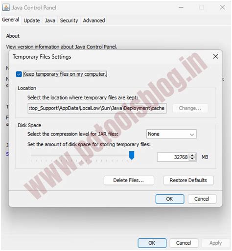 Java Settings For Finacle Revised 2025
