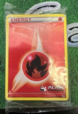 Pokemon Fire Energy 106114 November 2011 League Promo Pack Sealed Ebay