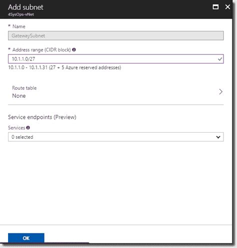 Azure Site To Site Vpn Connection—part 1 Create The Virtual Network