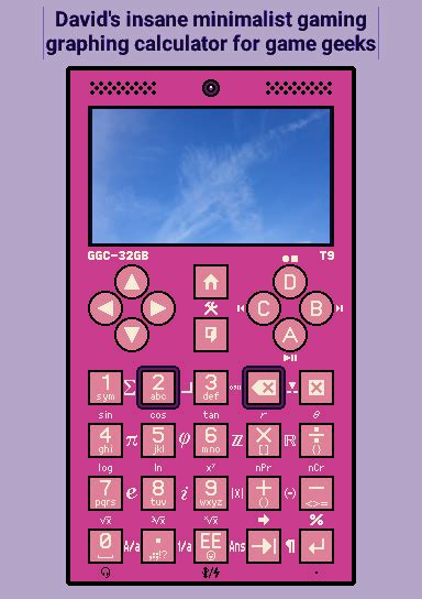 Ggc 001 Gaming Graphing Calculator Design Calculator Design