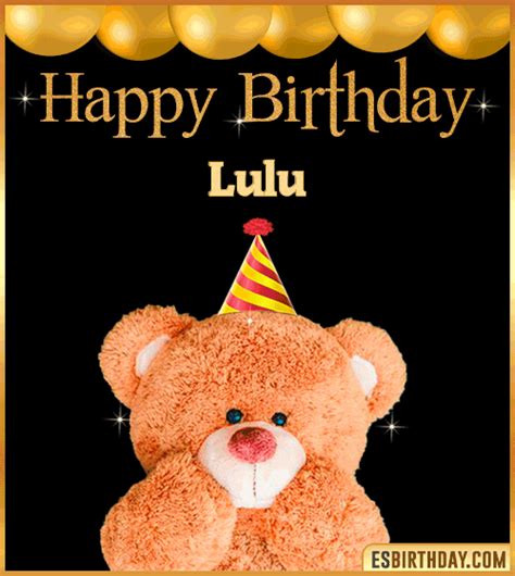 Happy Birthday Lulu  🎂 Images Animated Wishes【28 S】