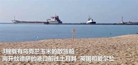 新一批運載烏克蘭穀物3艘船隻已啟程 國際 香港中通社