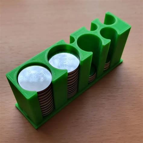 Button Cell Battery Box By Octosomething Download Free Stl Model