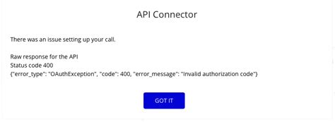 Instagram Oauth Api Works Great In Postman But The Api Connector Gives A Invalid Authorization
