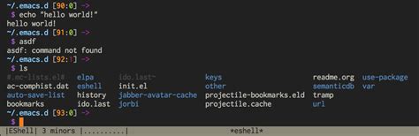 Bash How Can I Include Return Codes And The Command Number In My Eshell Prompt Stack Overflow
