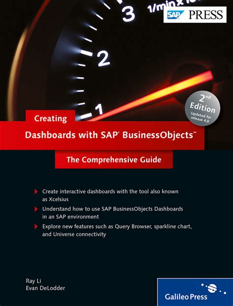 Creating Dashboards With Sap Businessobjects The Comp By Sap Press