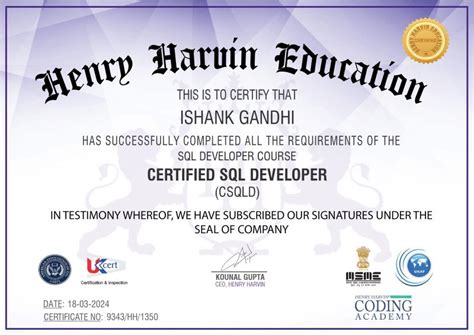 Ishank Gandhi On Linkedin Dataanalytics Certification Henryharvineducation