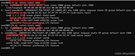 初识命名空间ip Netns创建命名空间 Csdn博客