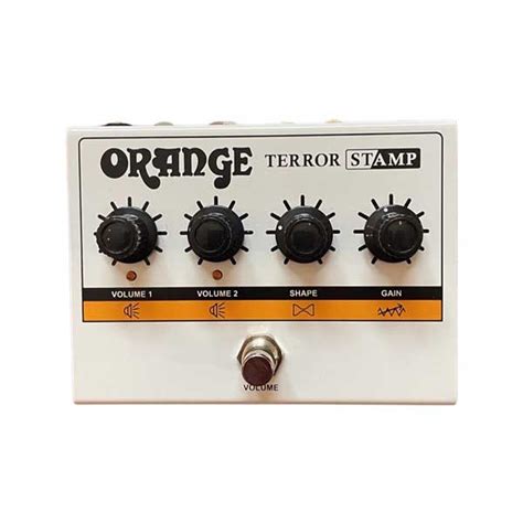 Orange Terror Stamp Electric Guitar Pedal Guitar Village