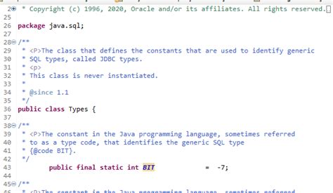 Java Postgres Reports Coltype 7 BIT But Qualified Name Bool