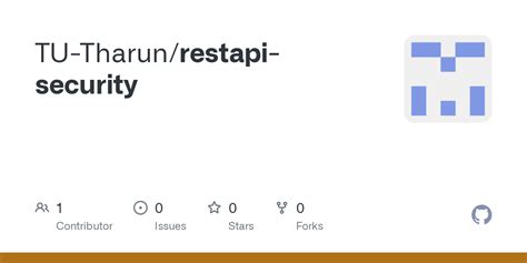 github tu tharun restapi security