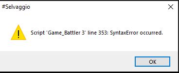 A Syntax Error Senseless RPG Maker Forums