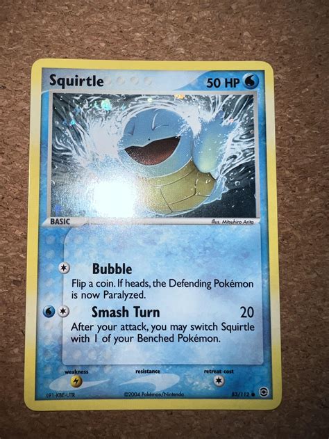 Pokemon Card Squirtle Hobbies And Toys Memorabilia And Collectibles