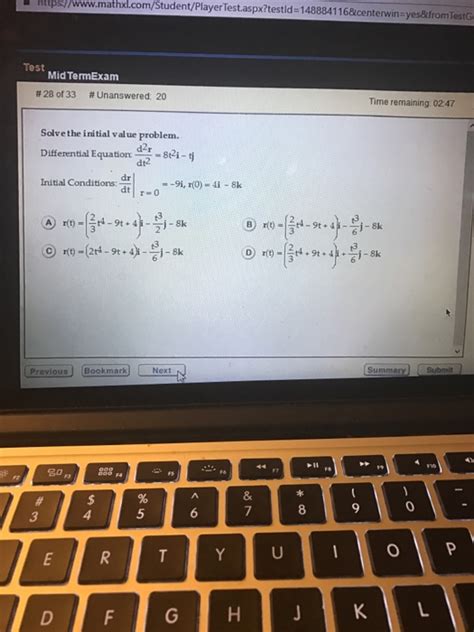 Solved Solve The Initial Value Problem Differential