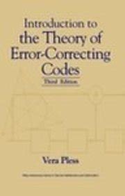 Buy Introduction To The Theory Of Error Correcting Codes Book Online At Low Prices In India