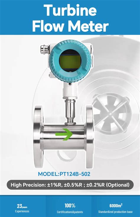 DN Pulse Turbine Flow Meter Precision Reliability