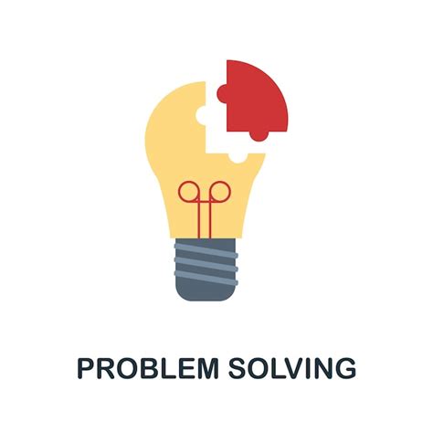 Icono De Resolución De Problemas Elemento Simple De La Colección De