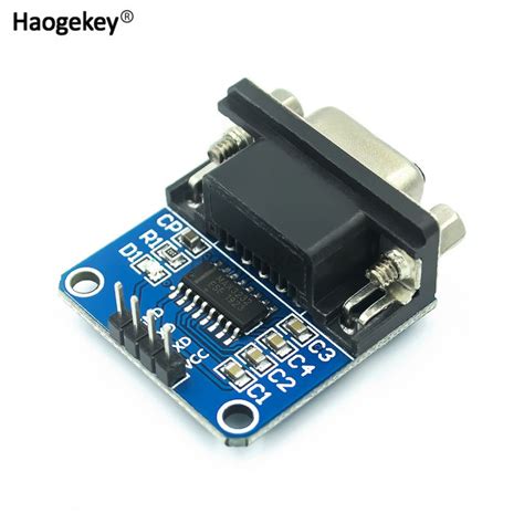 Max3232 Rs232 To Ttl Serial Port Converter Module Db9 Connector Max232