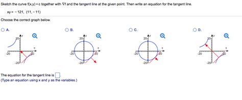 Solved Sketch The Curve F X Y C Together With Vf And The Chegg