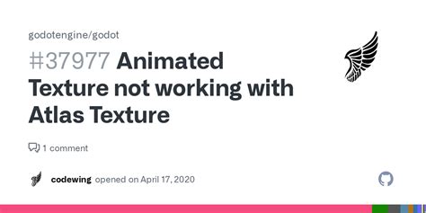Animated Texture Not Working With Atlas Texture Issue Godotengine Godot GitHub