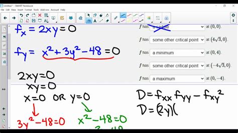 Solved Consider The Function F X Y 2x 2 Y 3 48y F Has A Saddle