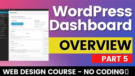 Wordpress Dashboard Tutorial 2022🔥 Wordpress Dashboard For Beginners