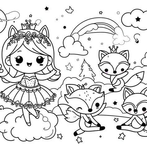 公主简笔画涂色可打印 公主简笔画涂色打印图片 画趣文库（我爱生活）