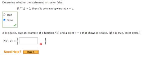 Solved Determine Whether The Statement Is True Or False If Chegg