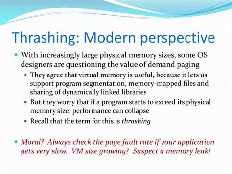 Ppt Working Set Algorithms Thrashing Powerpoint Presentation Free