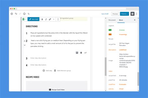 How To Add Recipe Structured Data To Wordpress
