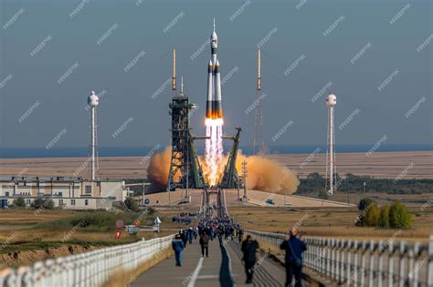 Rocket Separation Stages Seen From Observation Point Premium Ai Generated Image