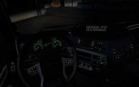 DAF XF Euro 6 Green Dashboard V 2 0 ETS2 Mods