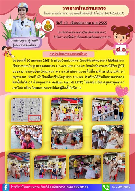 โร โรงเรียนบ้านสวนหลวง รัตนวิจิตรพิทยาคาร สพป สมุทรสาคร