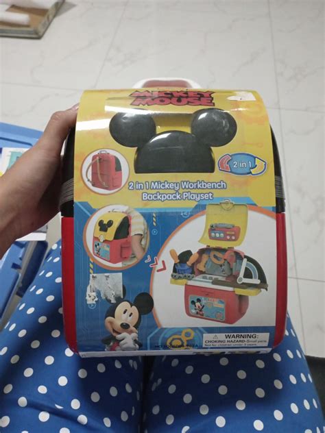 Mickey Mouse Workbench Backpack Hobbies And Toys Toys And Games On Carousell