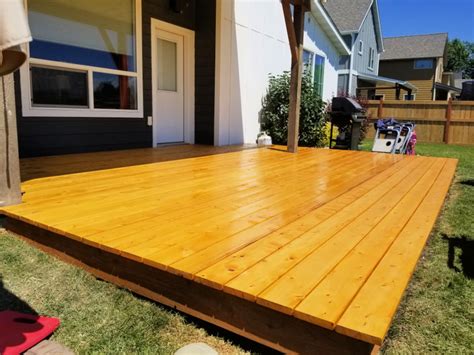 DIY Floating Deck Free Plans Blitsy