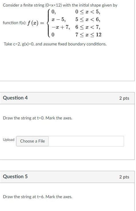 Consider A Finite String 0