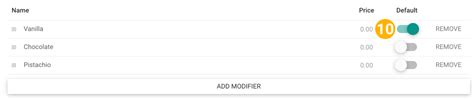 create a modifier group salido resource center