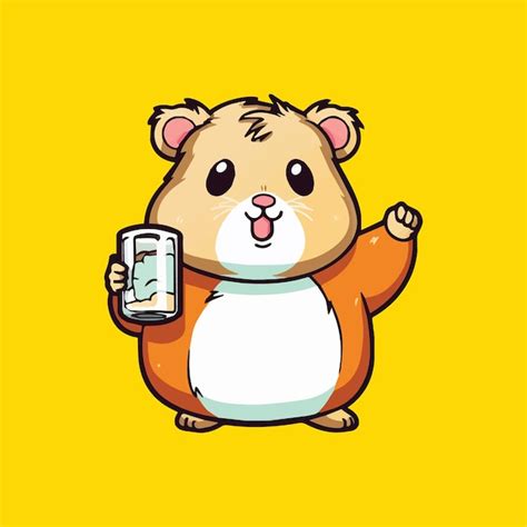 Mouse Bebida Cerveja Logotipo Arquivo Eps Logo ícone Bonito Ilustração Vetor Premium