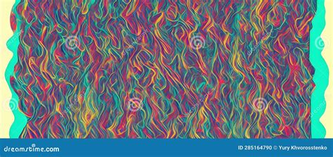 Abstract Coloured Pattern Bold Geometric Figure With Intricate Pattern Coloured Lines Banner